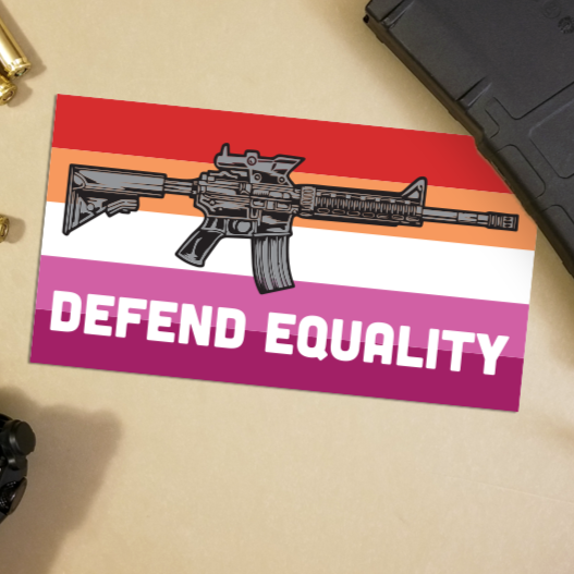 Defend Equality Sticker – SRA Merch