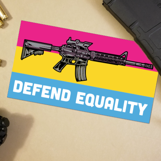 Defend Equality Sticker – SRA Merch
